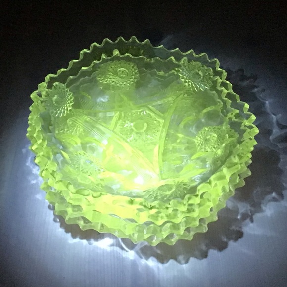 Antique | Dining | Antique Eapg Plates Set Of 4 Glowy Early American ...